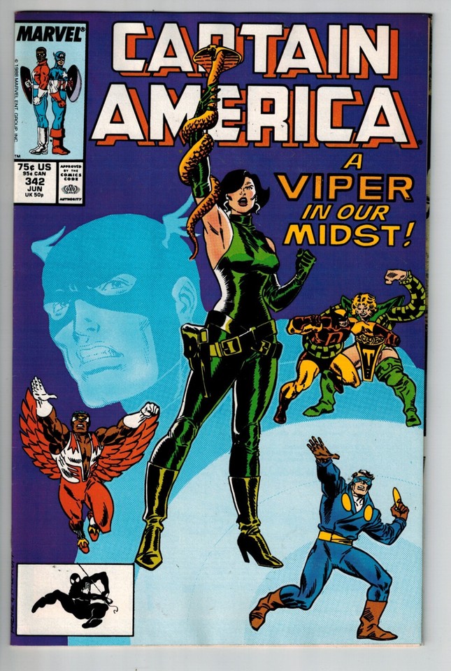 Captain America 339, 340, 342: Fall of the Mutants tie in! Nomad ...