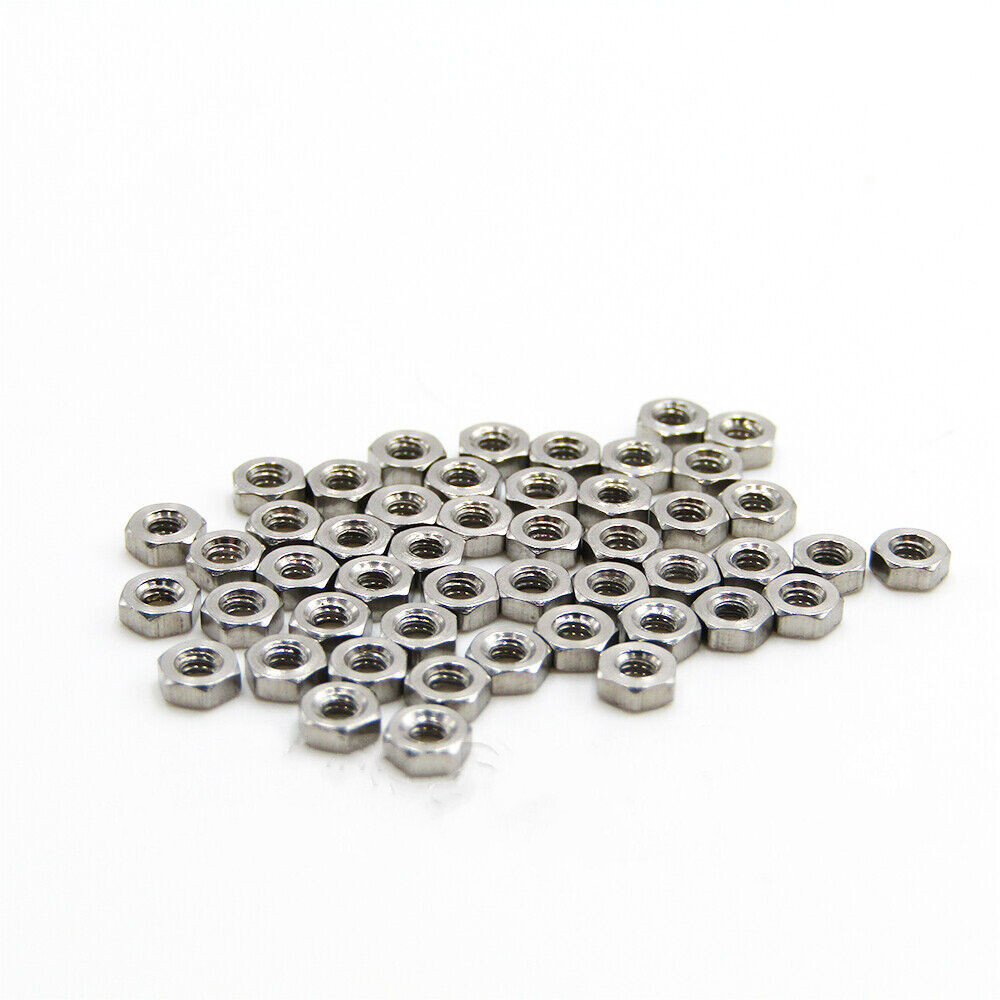M1 M1.2 M1.4 M1.6 Small Hex Nut 304 Stainless Steel Micro Mini Hexagon ...