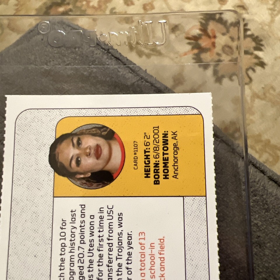 alissa pili si for kids Rookie Card Nm + WNBA Utah Utes 1107 NCAA 2023 ...