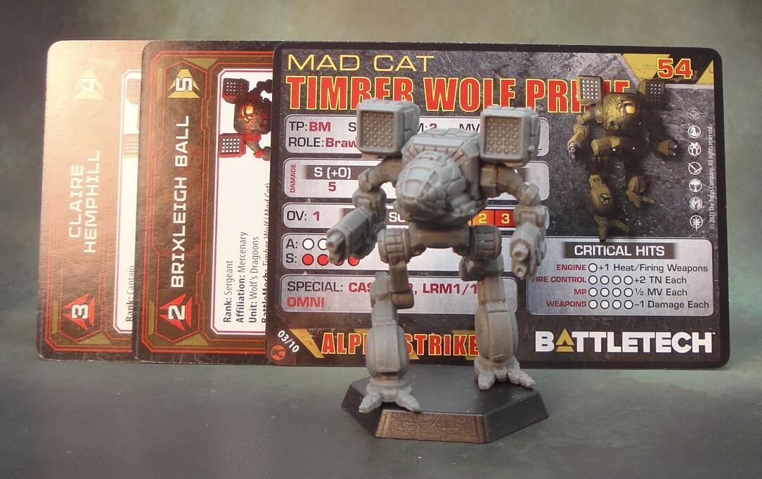 Timberwolf / Mad Cat - Wolf's Dragoons - Battletech Clan Invasion | eBay