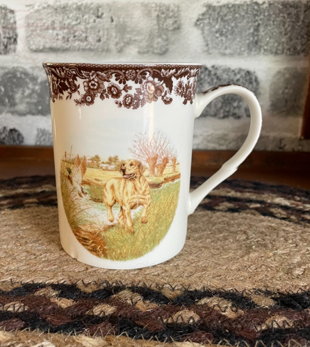 Spode Woodland Hunting Dogs Yellow Lab Retriever 8 oz Mug | eBay