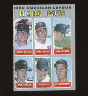 1970 Topps Baseball #70 AL Pitching Leaders - VGEX #3850 | eBay