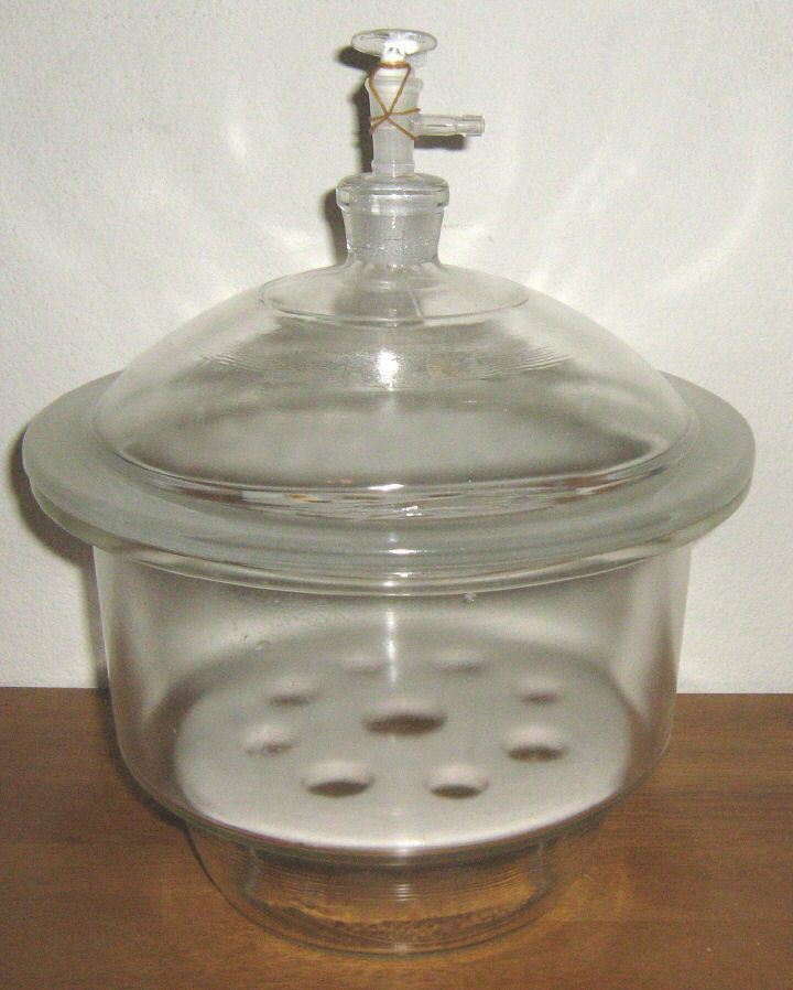 Glass desiccator vacuum jar lab dessicator dryer 8" New | eBay