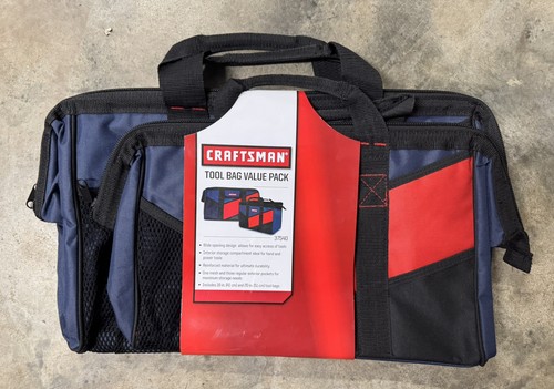 New CRAFTSMAN Storage Tool Bags Set Blue Red #37540 - Rare ! | eBay
