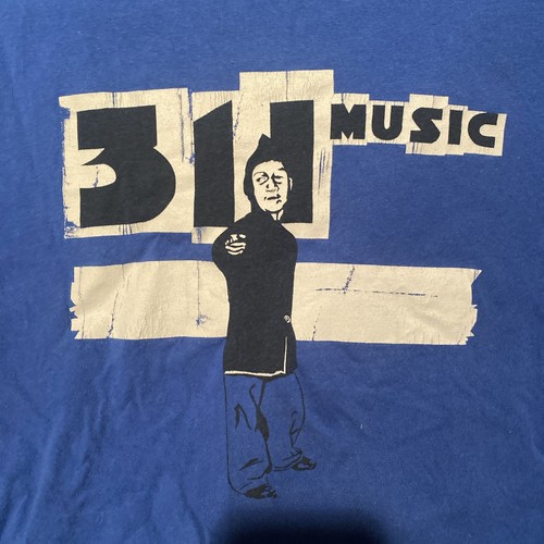 311 Vintage Music Band Concert T-shirt Three Eleven Rare Blue Rap Rock ...