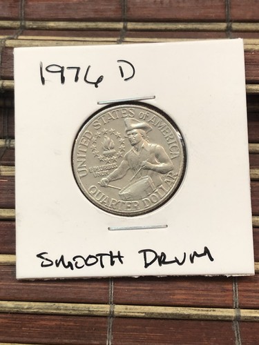 1976D Smooth Drum Grease Error Bicentennial Drummer Boy Circulated ...