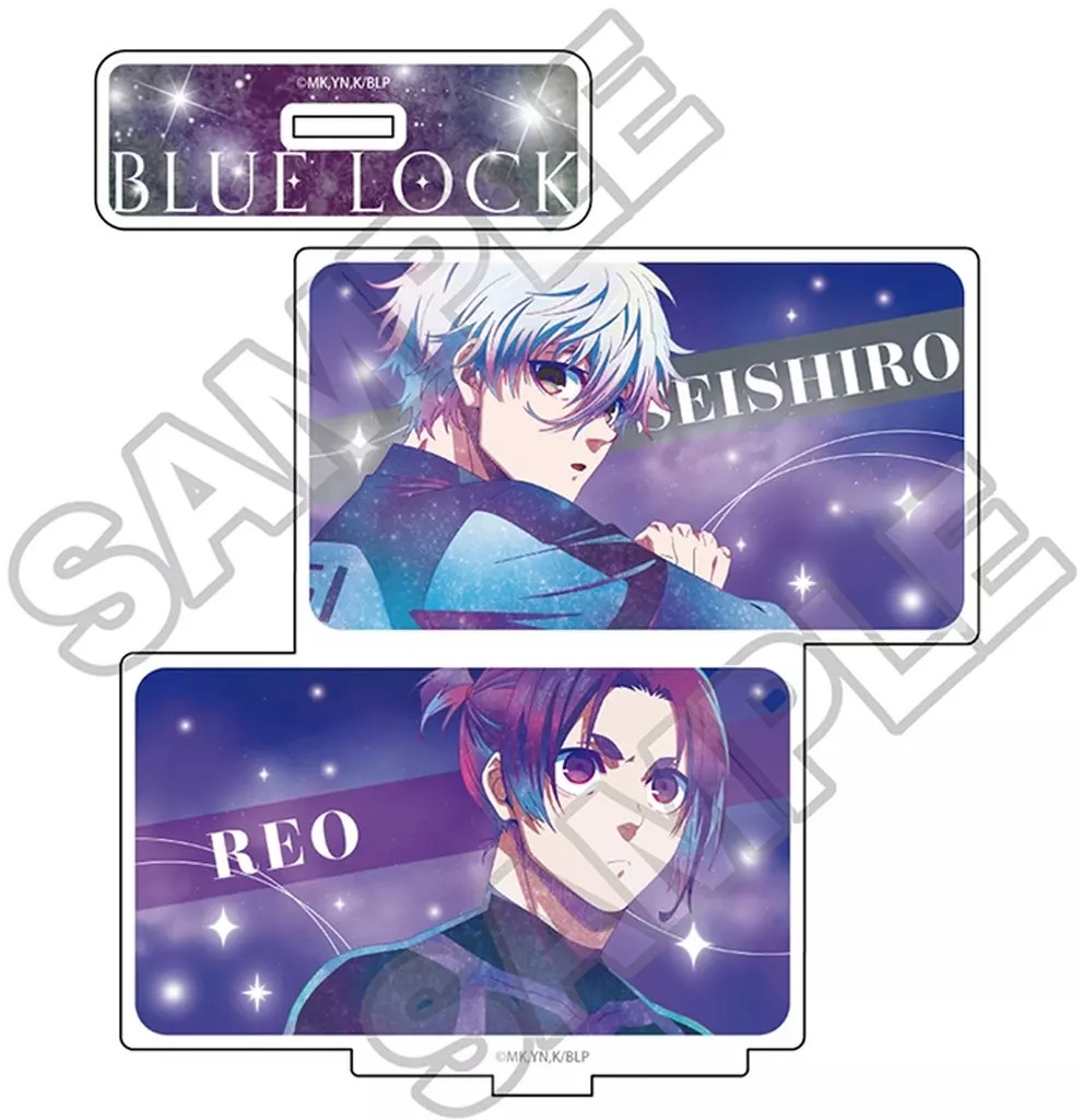 Acrylic St Panel Seishiro Nagi Reio Mikage Galaxy Art 2 Pieces Blue ...