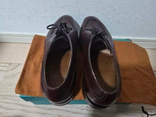 Edward Green Brown Leather Derby Dress Shoes U-Tip Men's UK8.5 US9 E ...