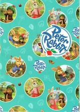 Classic Peter Rabbit Gold Foiled Gift Wrap Wrapping Paper Beatrix ...