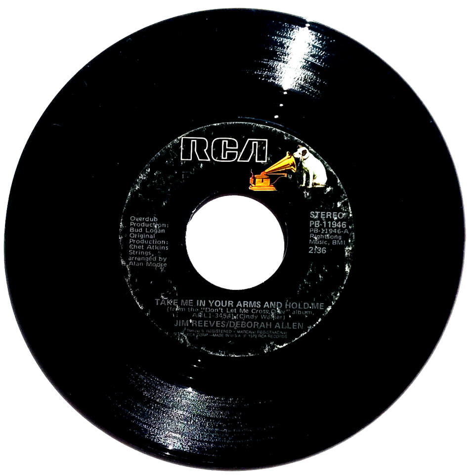 JIM REEVES -Take Me In Your Arms And Hold Me/Missing Angel- Vinyl 45rpm ...