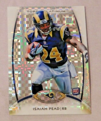 2012 Topps Platinum Xfractor #109 Isaiah Pead St. Louis Rams Football ...