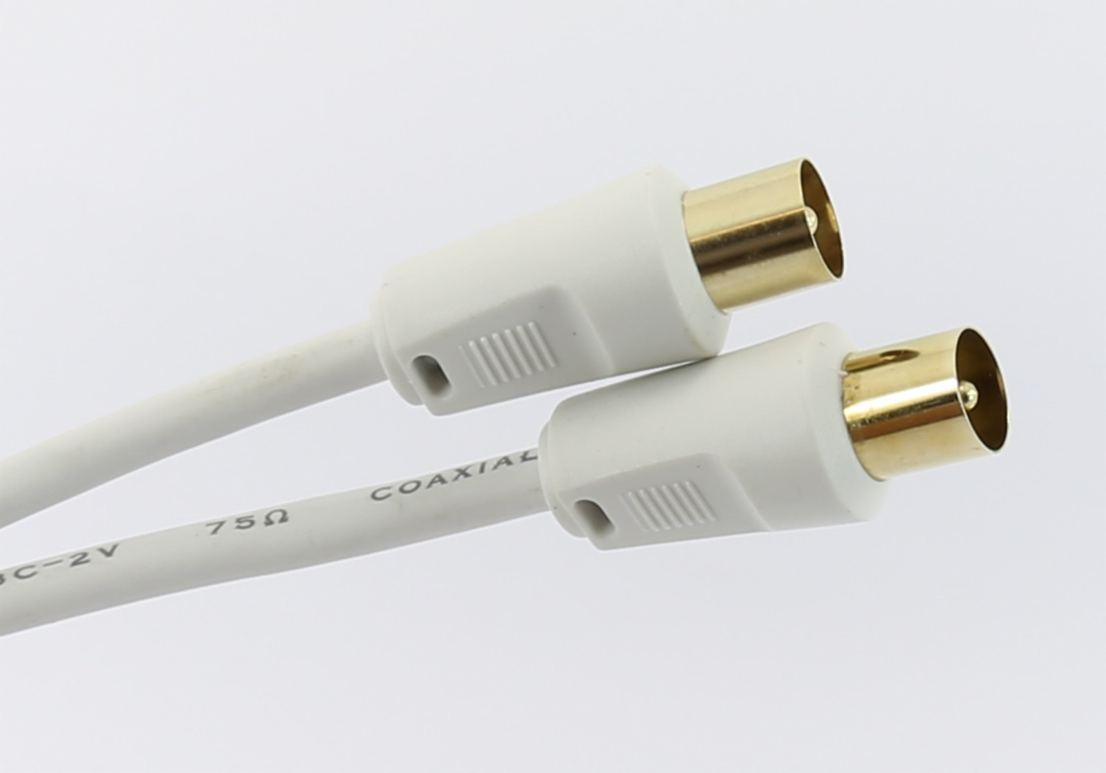 Fly lead Coax Cable connect TV to Aerial Coaxial Male plug with female ...