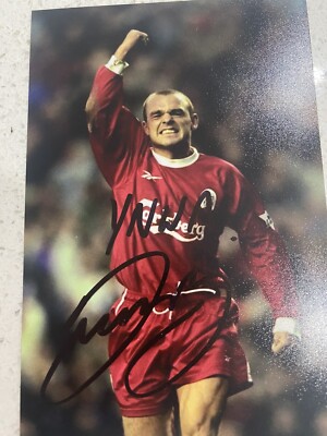 Danny Murphy Hand Signed Photo Football Autograph England Liverpool ...