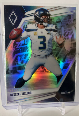 2019 Panini Phoenix Russell Wilson Seahawks #95 Silver Prizm Holo 🔥 ...