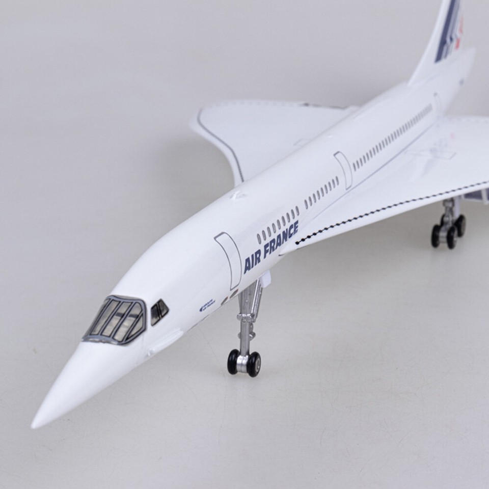 1:125 Concorde Model Air France Concorde Passenger Aircraft Model 19.7 ...