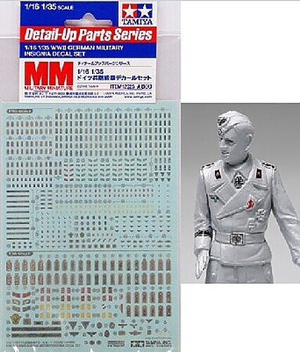 Tamiya GERMAN INSIGNIA DECALS Figures - Plastic Model Vehicle Accessory ...