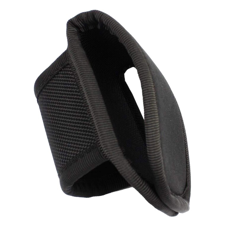 Nylon Weave PU Leather Light Pouch Duty Belt Open Top Flashlight Holder ...