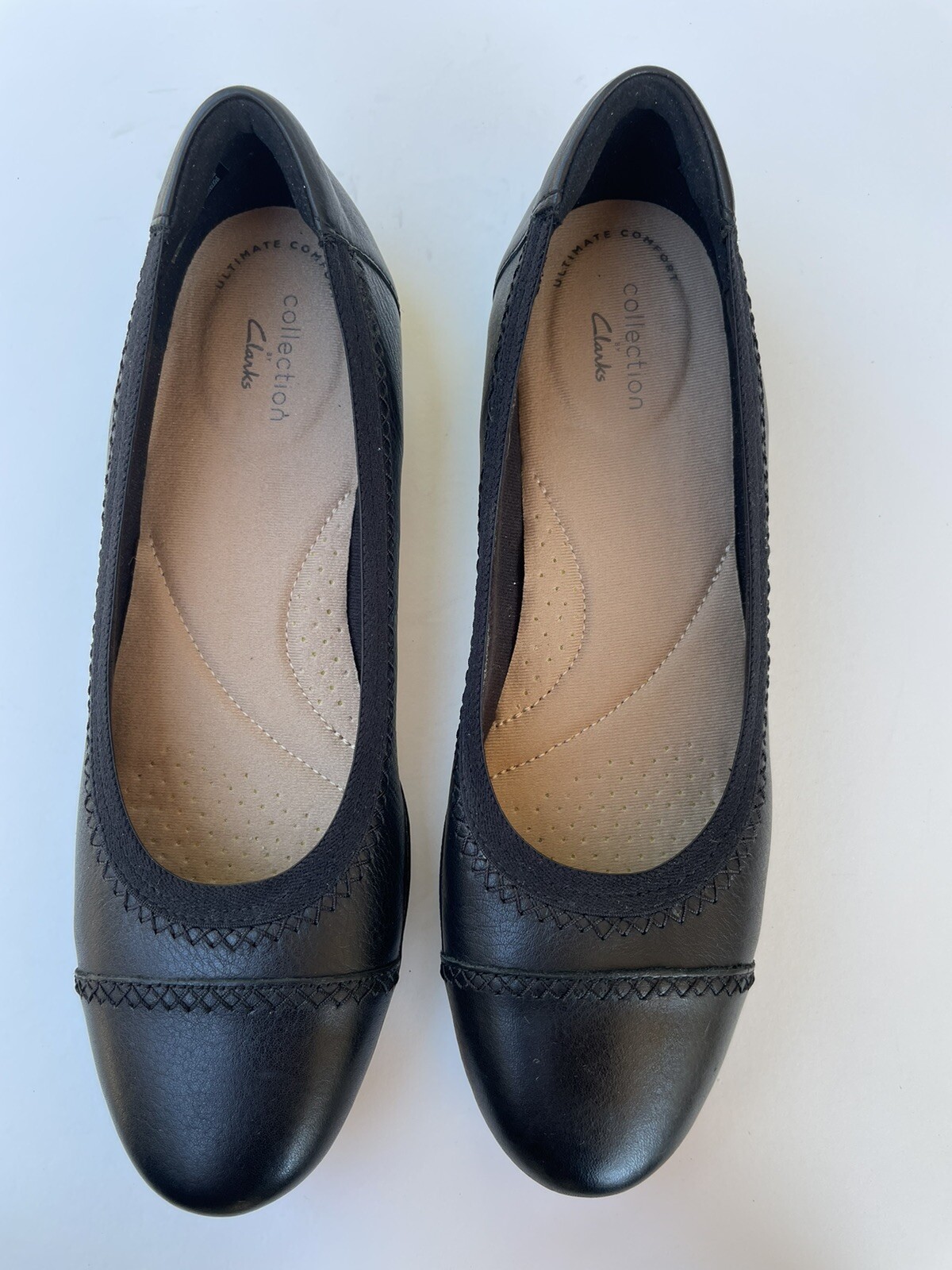 Clarks Colection Women’s Leather Flats Sara Bay Ballet size 7 1/2 | eBay