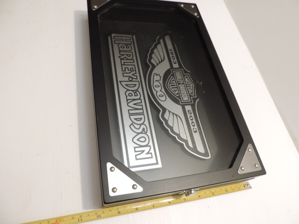 HARLEY DAVIDSON 100TH ANNIVERSARY SHADOW BOX RARE IN EXCELLENT ...