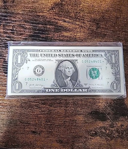 NEW 2017A STAR NOTE $1 DOLLAR BILL ( CHICAGO ) , UNCIRCULATED ...