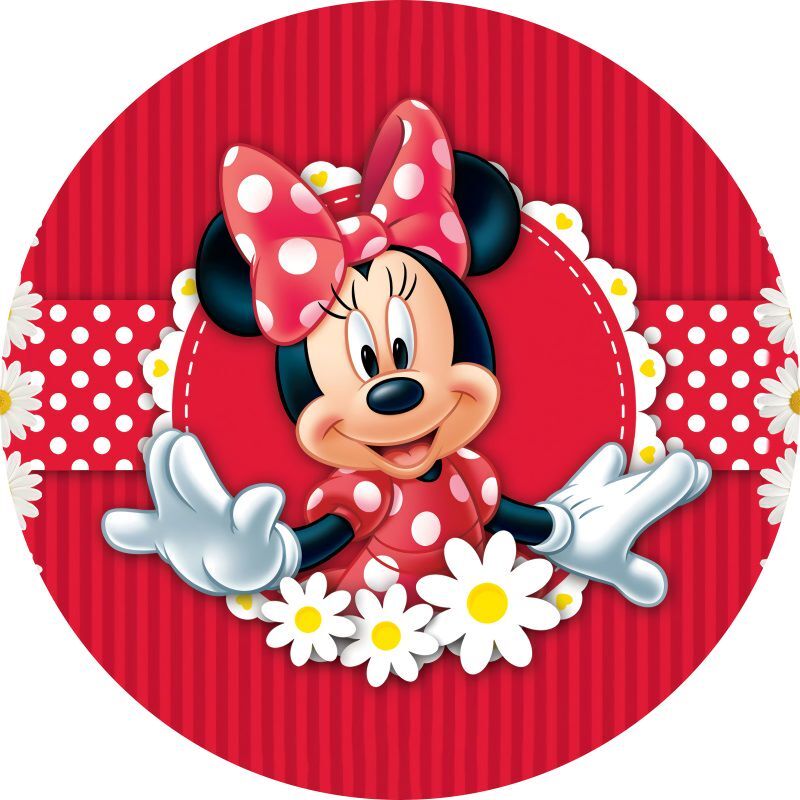 Red Minnie Mouse Birthday Wallpaper