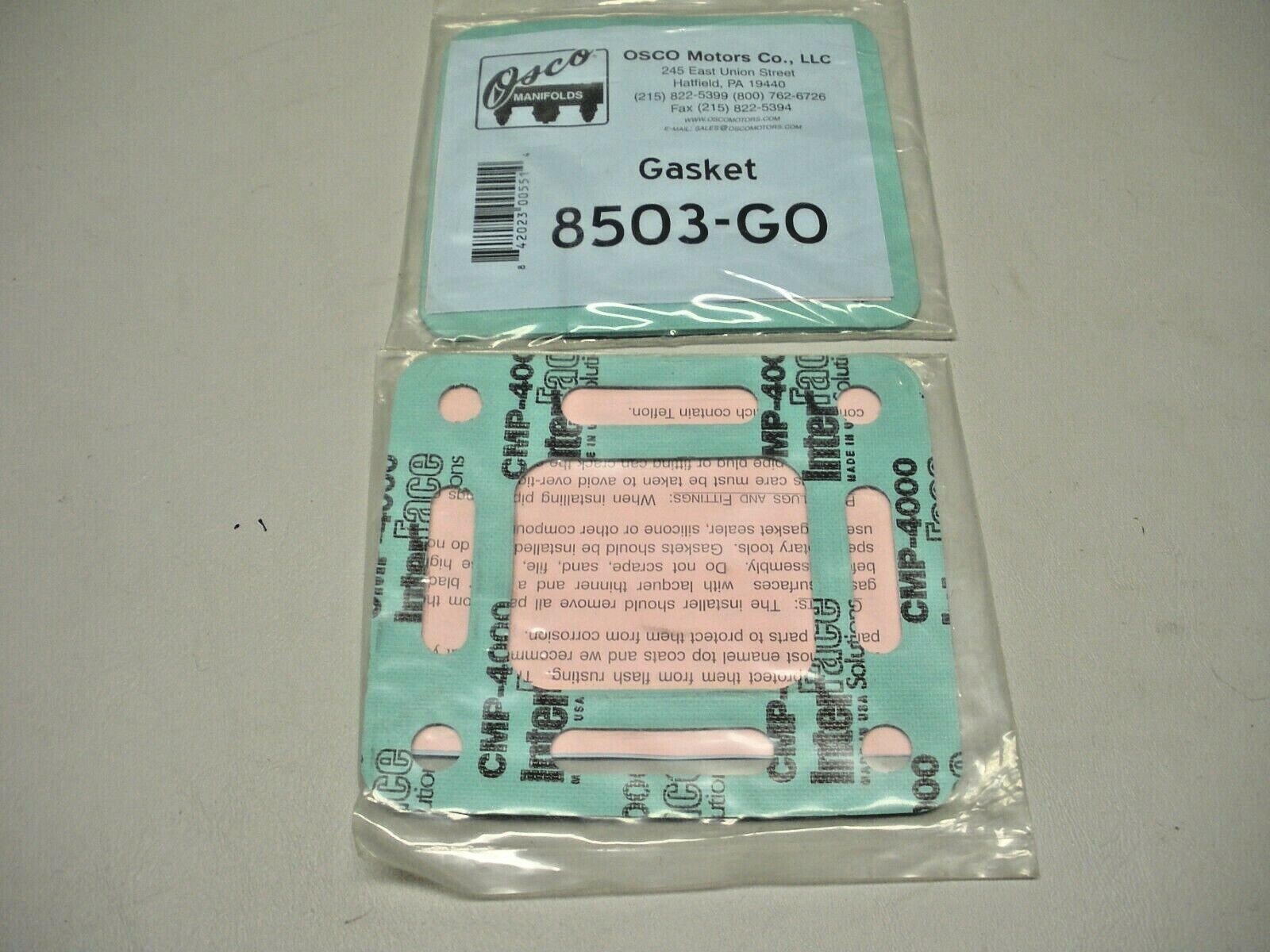 (2) Osco Riser Open Gasket 8503-GO Replaces Sierra 18-2849-1, Mercrury ...