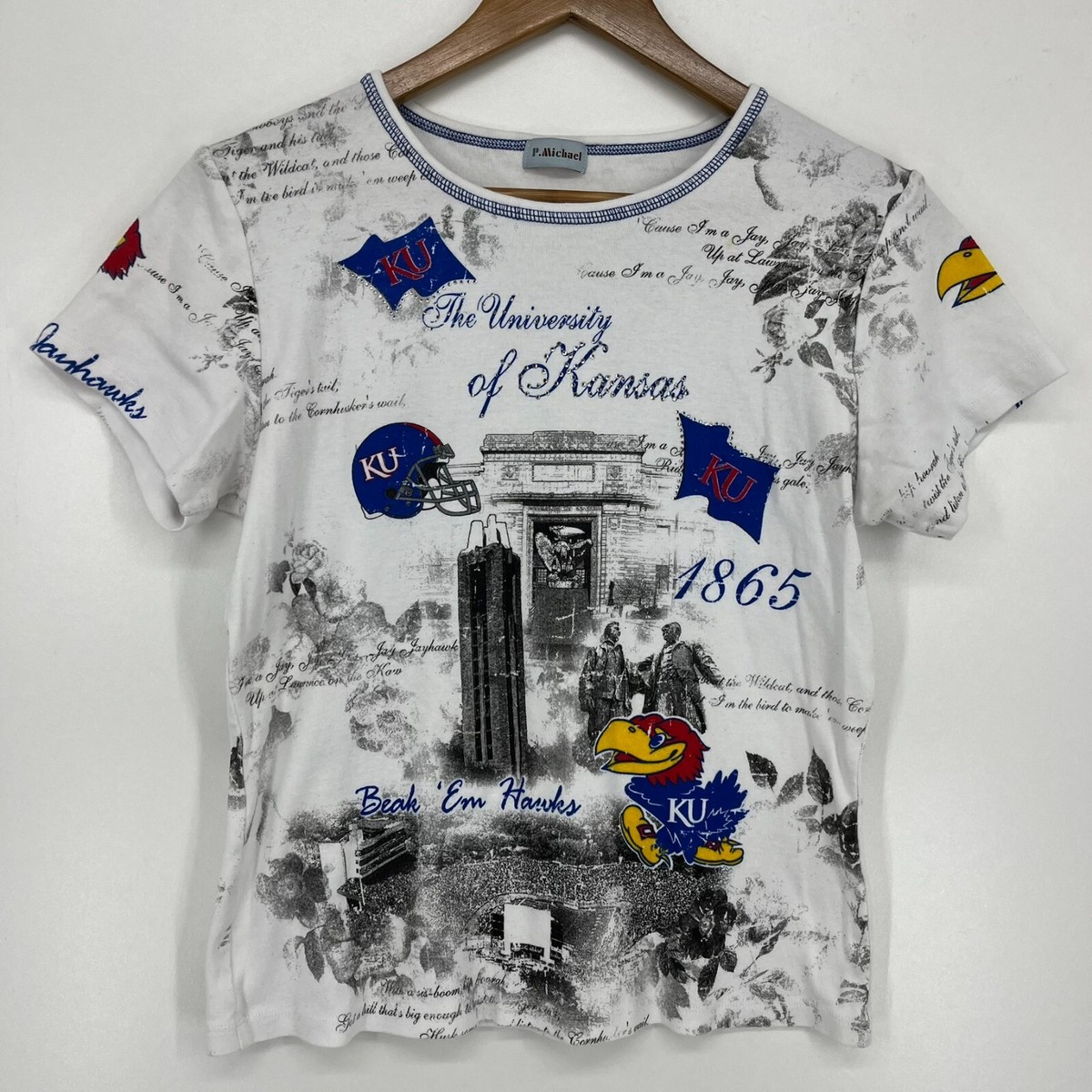 Vintage Ku Shirts Vintage K State Wildcat Vs K U Jayhawk Style T Shirt