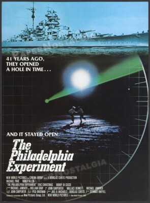 THE PHILADELPHIA EXPERIMENT - Original 1984 Trade AD / ADVERT _ Michael ...