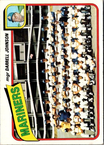 1980 Topps Seattle Mariners - Darrell Johnson #282 Seattle Mariners | eBay