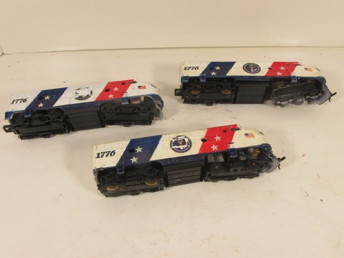 Vintage Tyco 1776 Bicentennial Diesel Locomotive HO Train Lot Patriotic ...