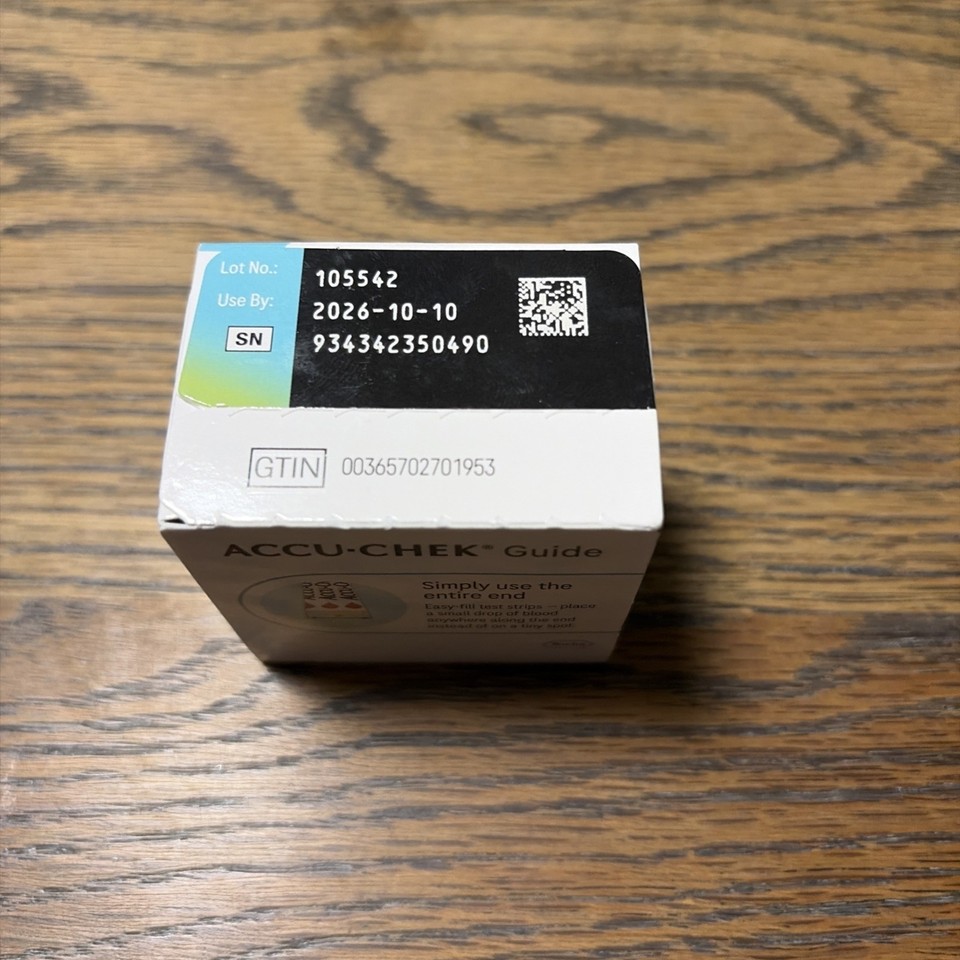 Accu-Chek Guide 50 Test Strips Exp 10/26 Sealed | eBay