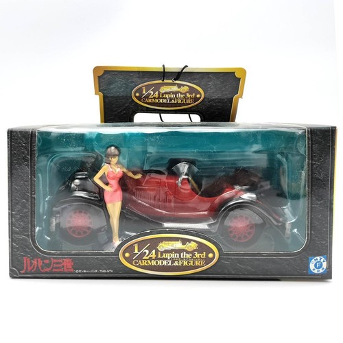 Lupin the Third Fujiko Mine 1/24 Car Model & Figure Red Car New | eBay