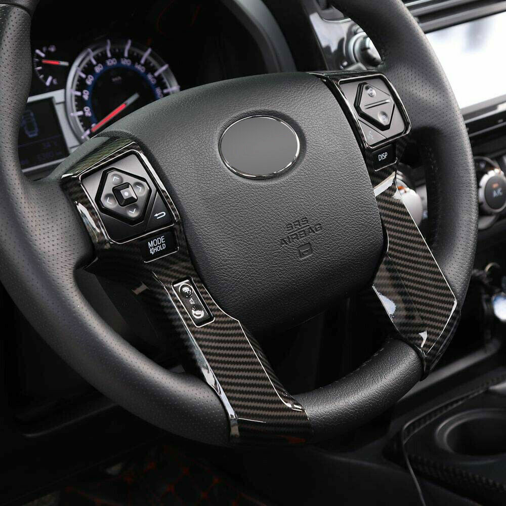 for 4Runner 2010-2019 Steering Wheel Cover Decor Trim Bezels ...