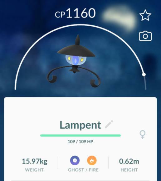 Shiny Lampent
