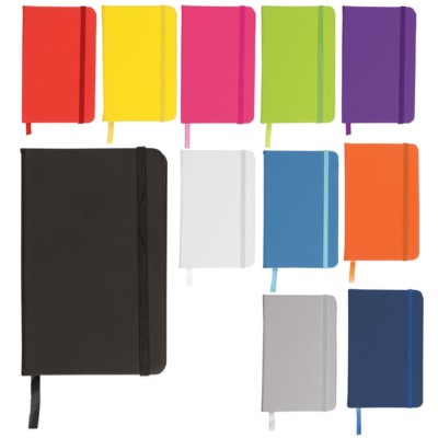 A4 A5 A6 RULED LINED HARDBACK NOTEBOOK HARD BACK NOTEPAD PAD SCHOOL ...