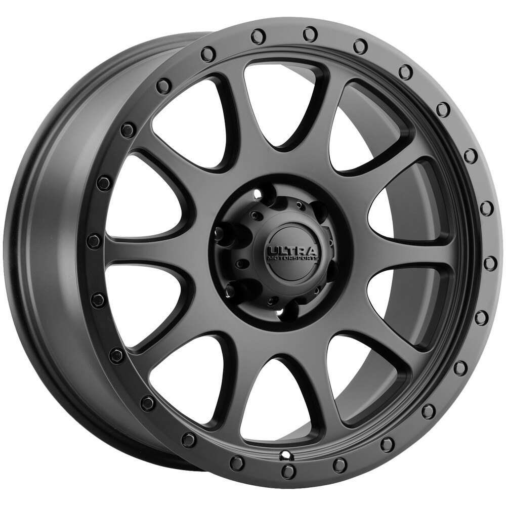 Ultra 115 The General 20x9 5x5.5" +18mm Satin Black Wheel Rim 20" Inch ...