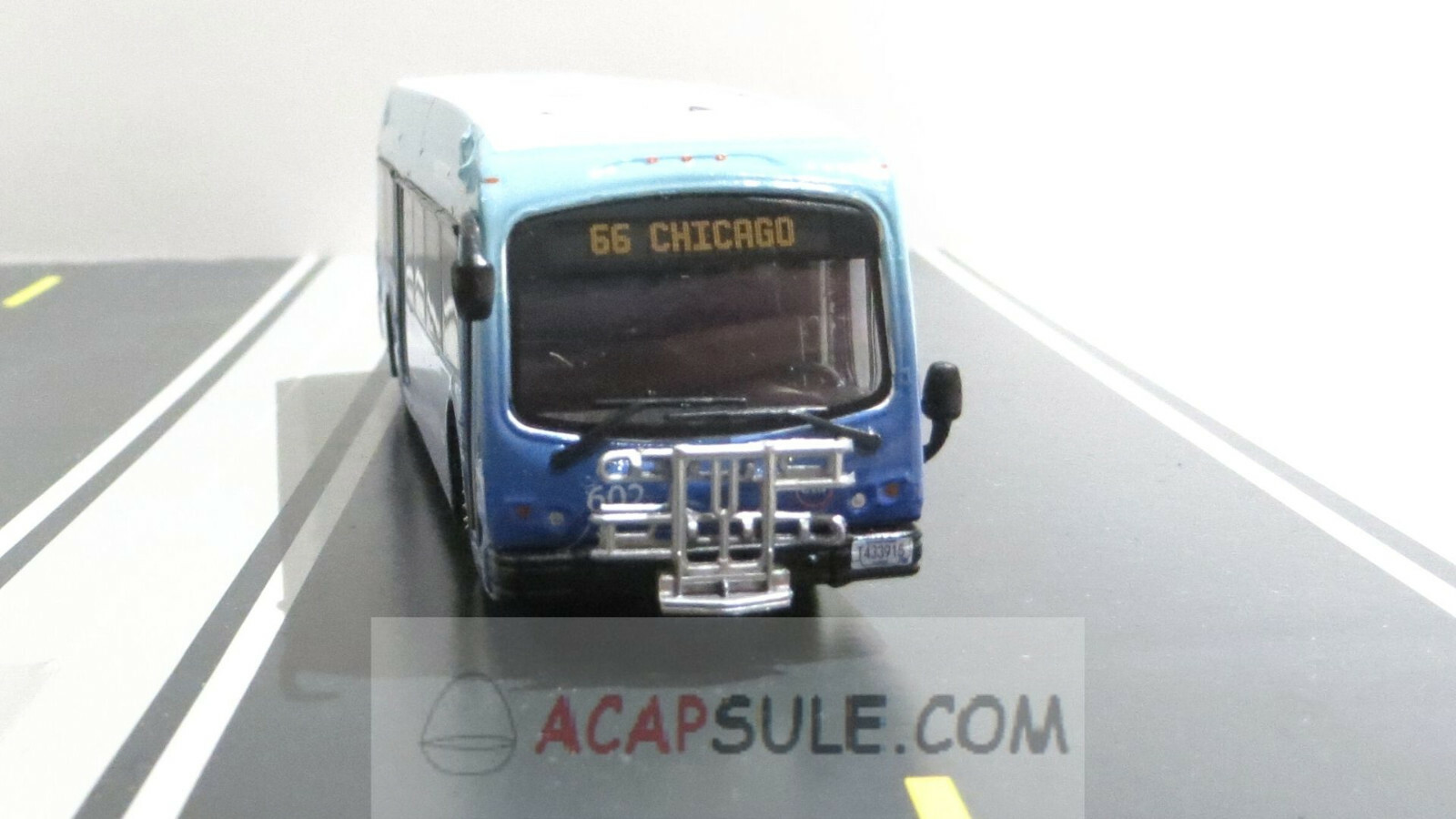 Chicago CTA 1/87 Scale Proterra ZX5 Electric Transit Bus Diecast Model ...