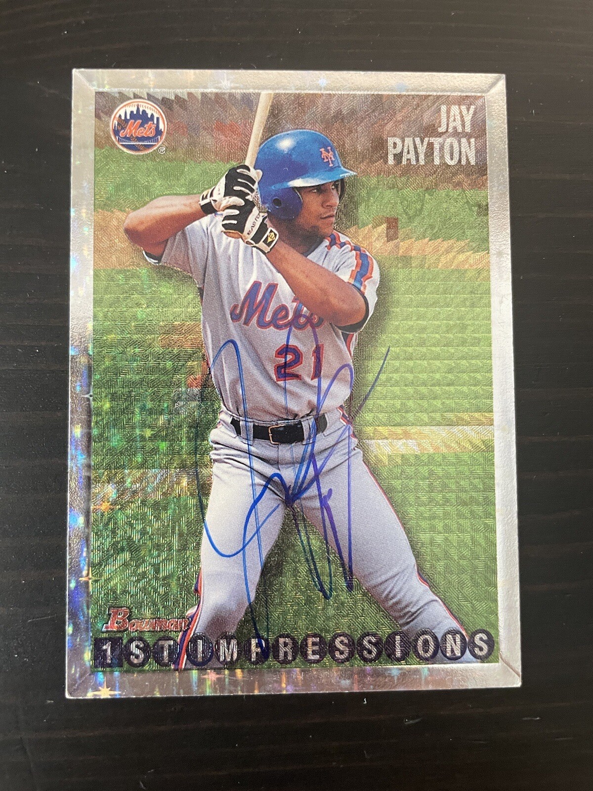1995 Bowman #240 Jay Payton New York Mets Signed Card Autographed | eBay
