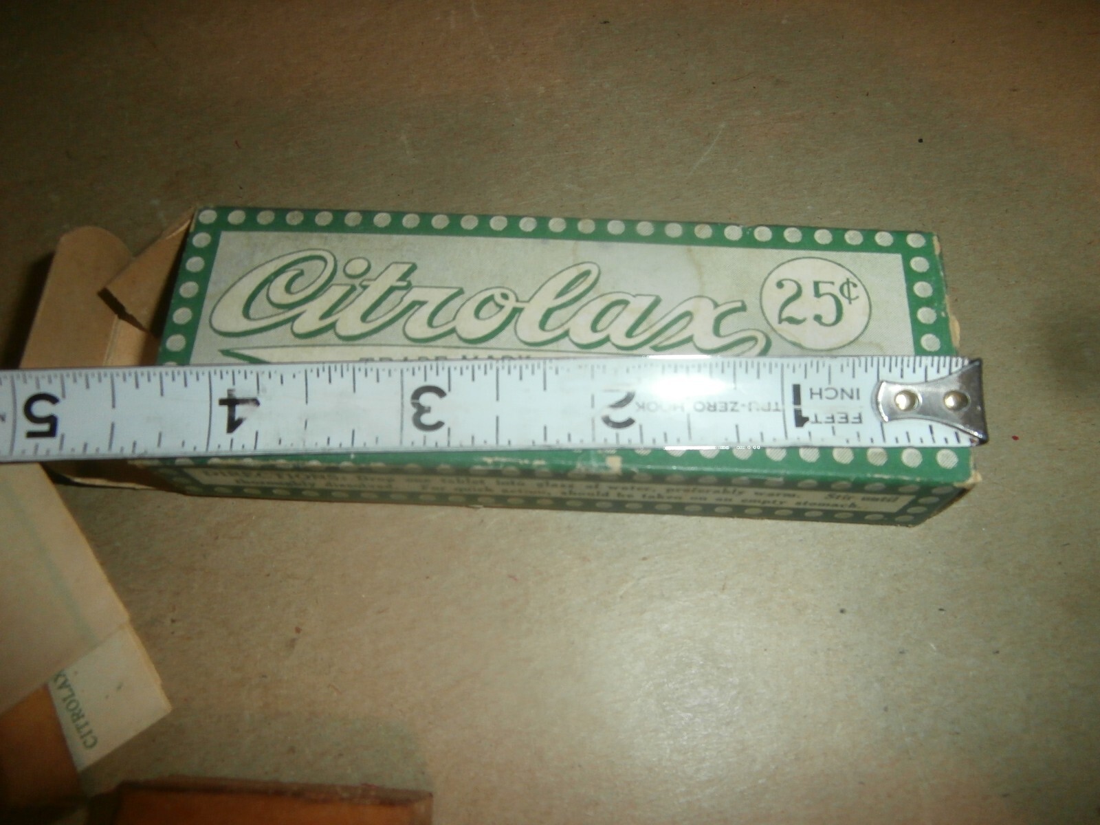 Vintage Citrolax Laxative Box | eBay