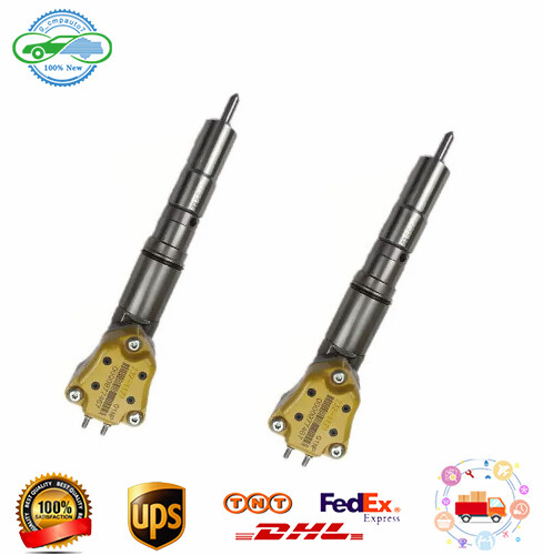 2pc Fuel Injectors 232-1171 for CAT 3142E Engine 69D 769D 771D AD40 D9R ...