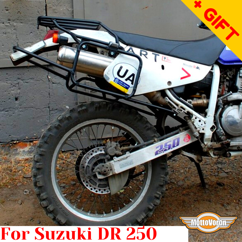 For Suzuki DR250 rack luggage system Suzuki DR 250 side carriers ...