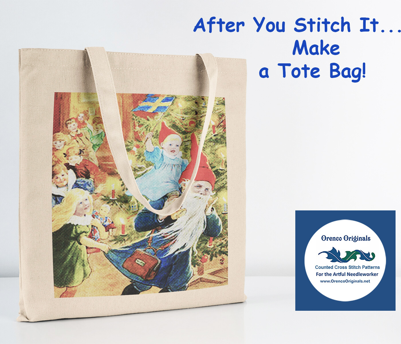 Tomte Elves Gingerbread People by Jenny Nyström Counted Cross Stitch ...