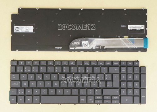 New for DELL Inspiron 5501 5594 7590 7591 7791 Keyboard Backlit Belgian ...