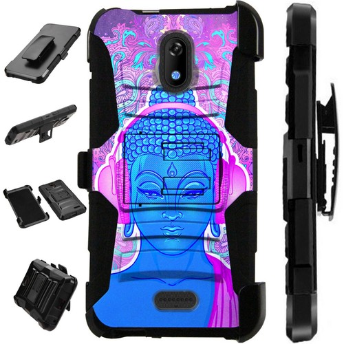 Luxguard For Cricket Icon/Radiant Core Phone Case Holster Cover MANDALA ...