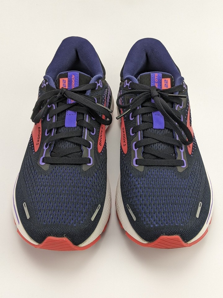Brooks Adrenaline GTS 22 Womens 9B Running Shoes Blue Purple Walking ...