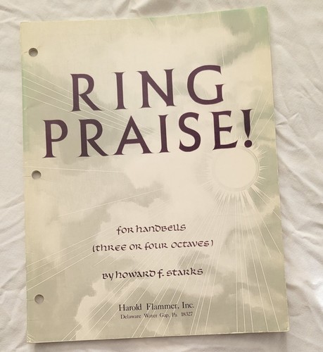 RING PRAISE! Songbook Sheet Music Vintage 1976 Handbell Religious ...