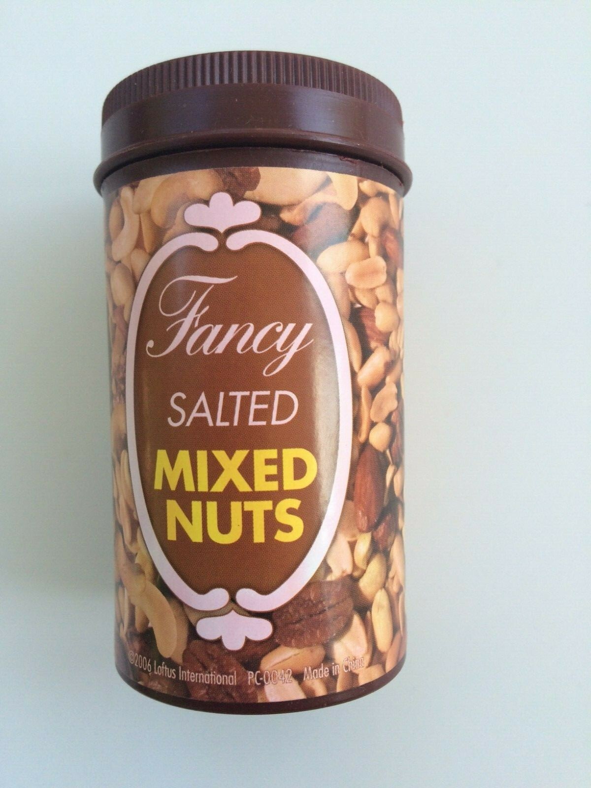 CLOTH SPRING SNAKE NUT CAN Plastic Jar Prank Joke Toy Jumping Jumps Out ...