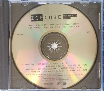ICE CUBE - WHAT CAN I DO ? - REMIXES - (4) TRACKS - PRIORITY - 1994 ...