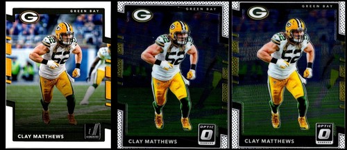 2017 Clay Matthews (3) Card Lot - ADD SOME MAGIC TO YOUR COLLECTION ...