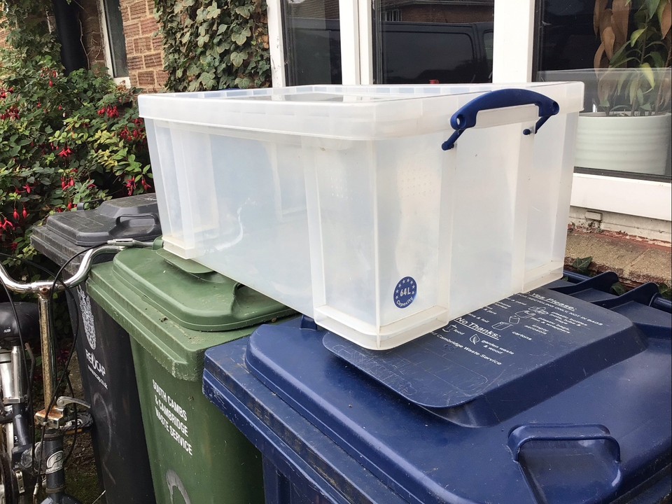 Really Useful Storage Box And Lid-64L Clear | eBay UK